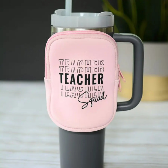 supremerose | Dining | Teacher Squad Water Bottle Tumbler Pouch Wallet ...